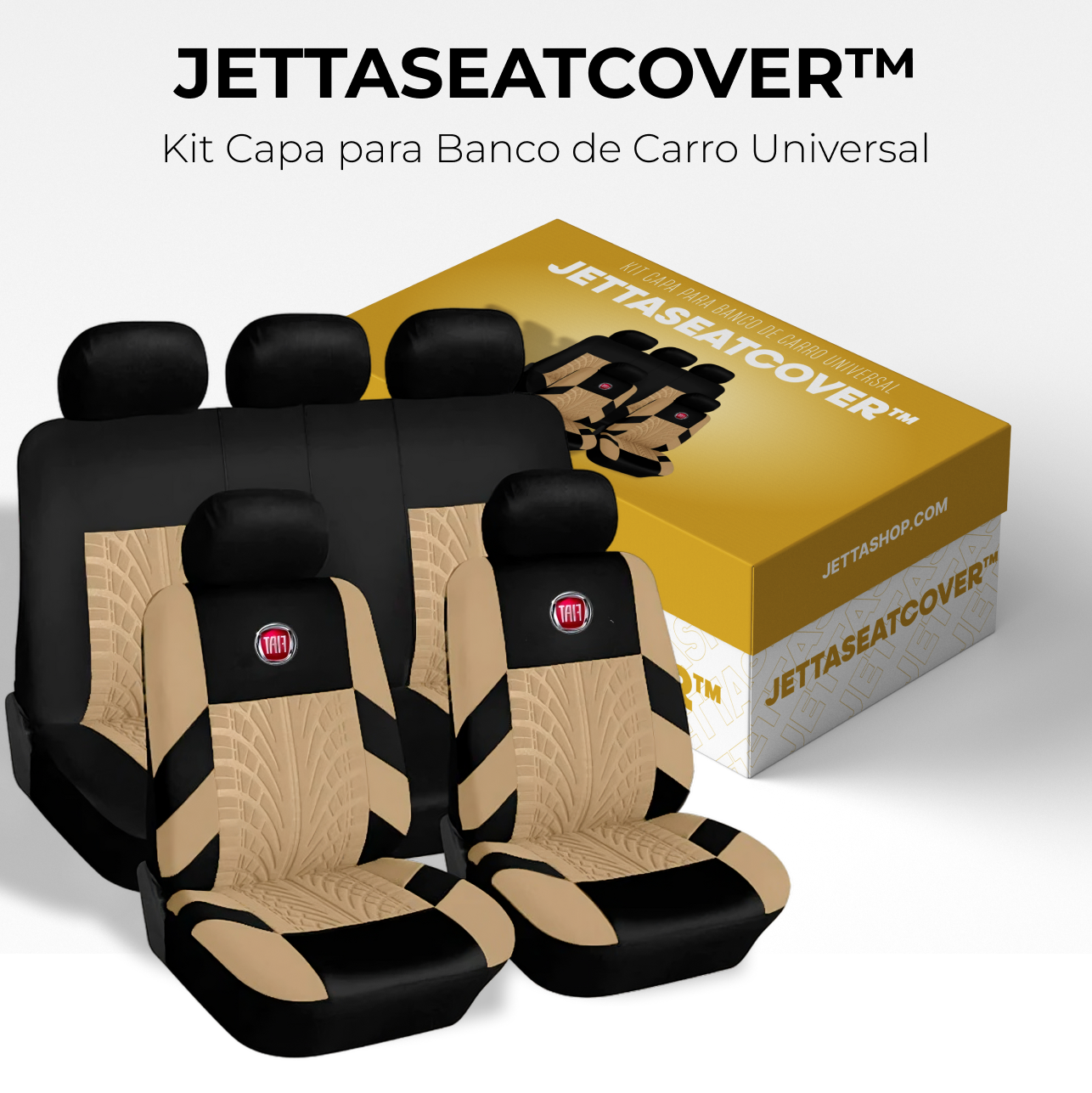 Kit de Capa para Bancos Automotiva - JettaSeatCover™ [PROMOÇÃO IMPERDÍ